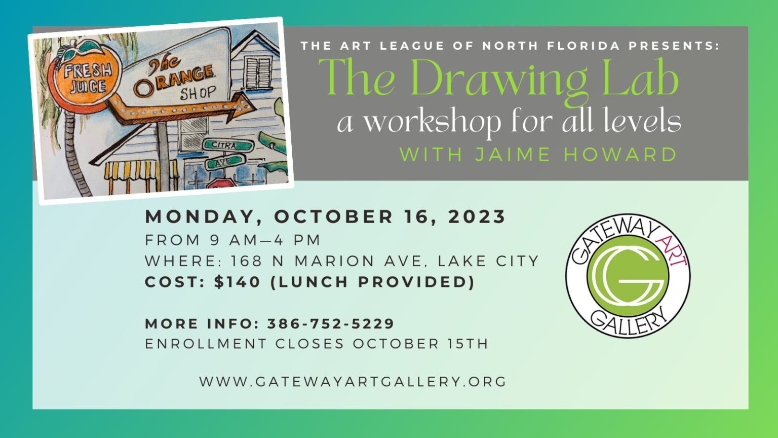 New Workshop: The Drawing Lab!